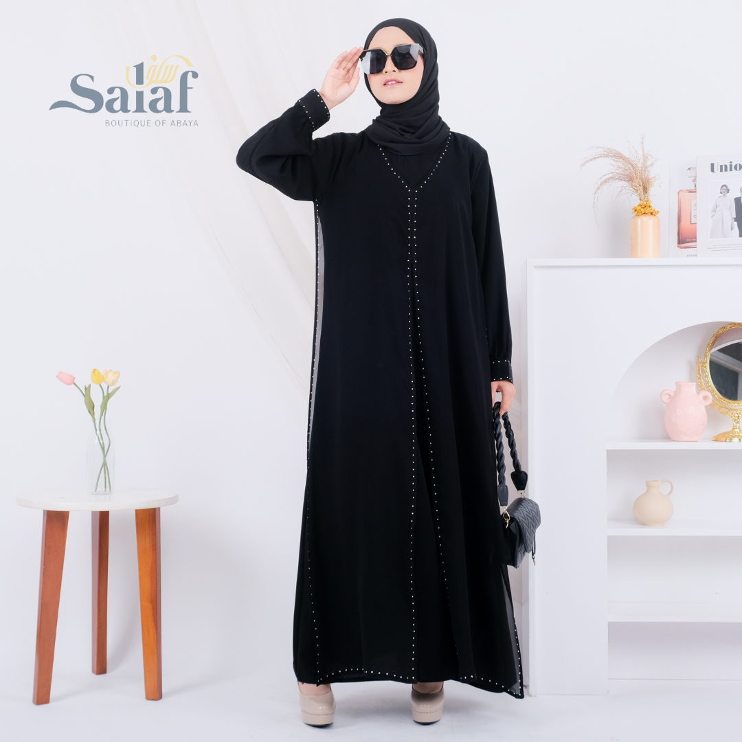 Jual Gamis Hitam Turki | Maxi Dress Muslimah Terbaru | Abaya Turkey ...