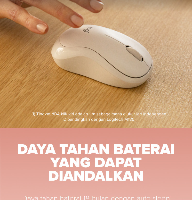 Jual Logitech M240 Mouse Wireless Bluetooth Silent | Shopee Indonesia