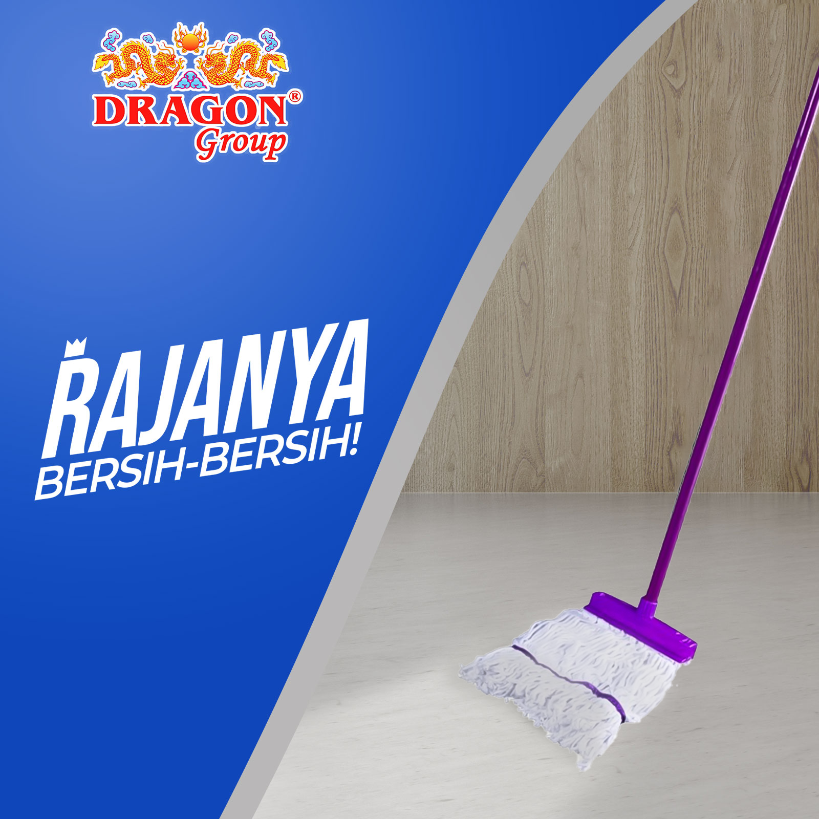 Jual DRAGON Mop Pel Multi Alat Pel Lantai 110 cm Pembersih Lantai ...