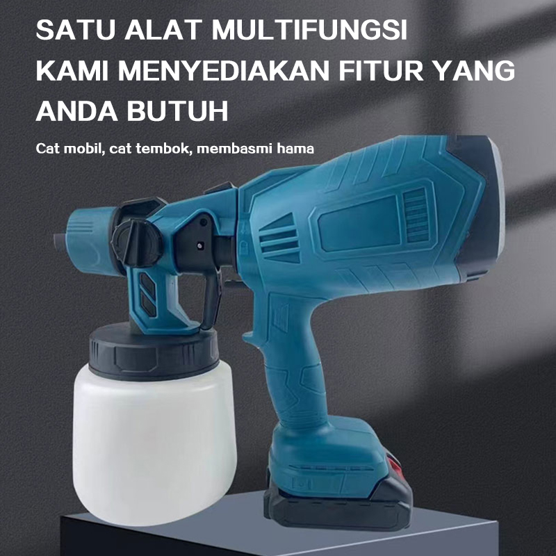 Jual Mesin Semprot Cat Elektrik Nirkabel Berkekuatan 600W/Mesin Semprot ...
