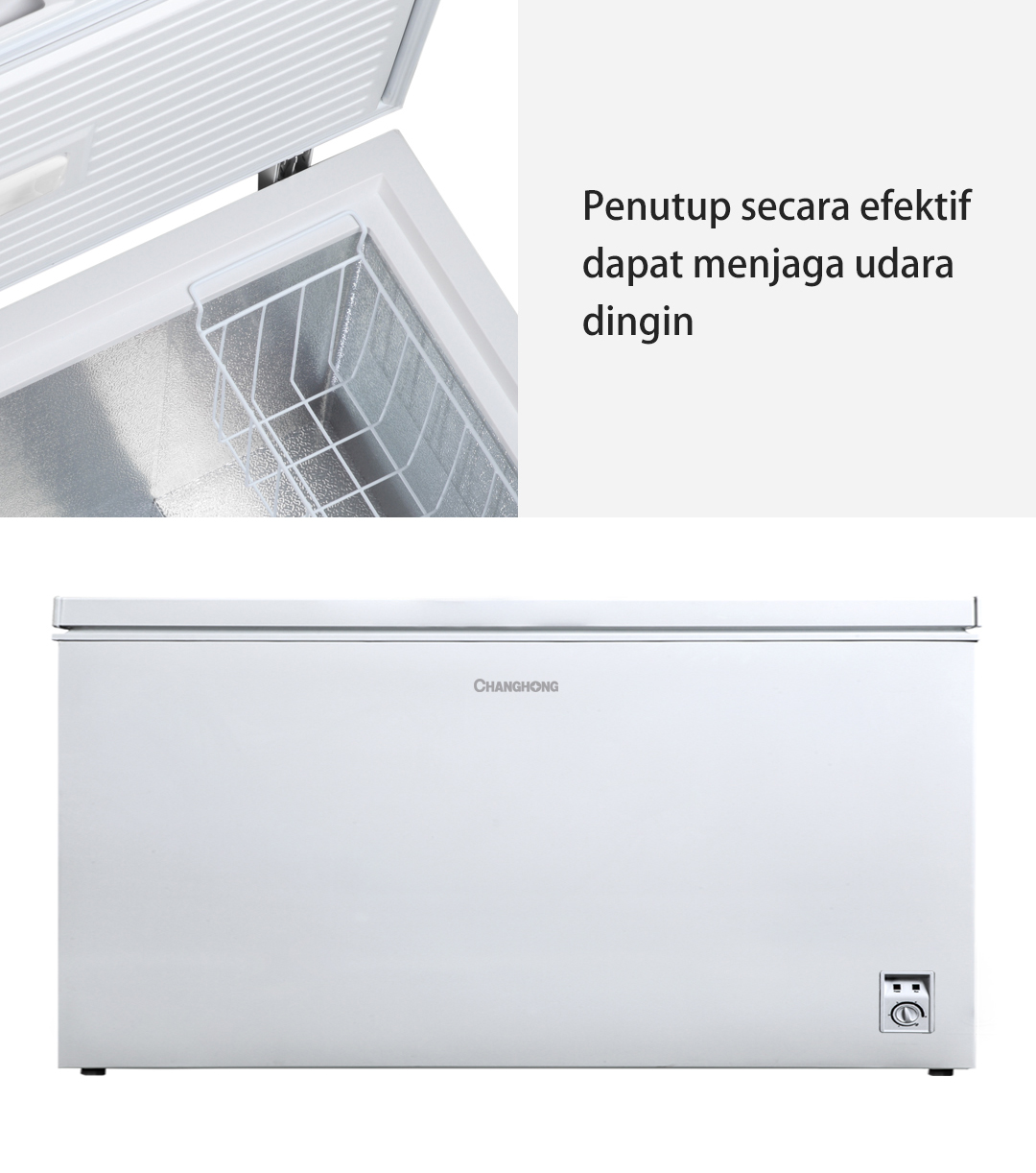 Jual Changhong Chest Freezer CBD680 Kapasitas 600 Liter (Fast Freezing ...