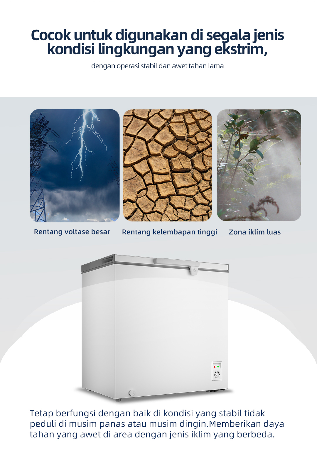 Jual Changhong Chest Freezer FCF266DW Kapasitas 210 Liter (fast ...