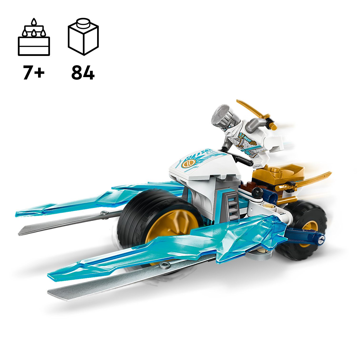 Jual LEGO Ninjago 71816 Zane's Ice Motorcycle (84 Pieces) Ninja Toys (6 ...