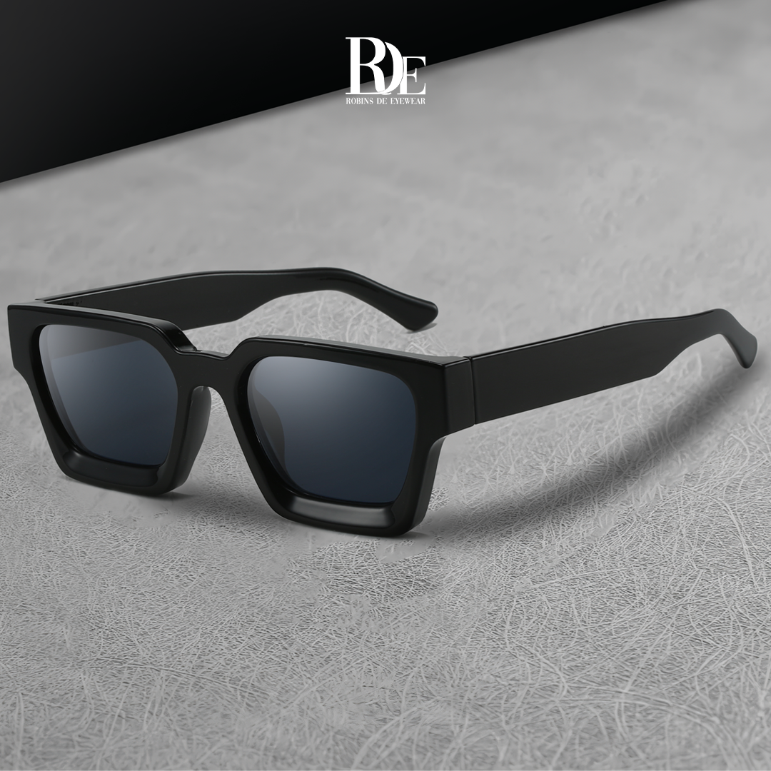 Jual ROBINS Kacamata Hitam Sunglasses Kotak Fashion Pria Wanita Anti Silau Radiasi Uv400 Stylish ...