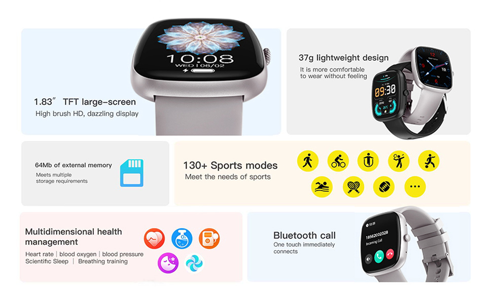 Jual Skmei B510 jam smartwatch pria ip67 waterproof skmei smartwatch wanita bluetooth call jam ...