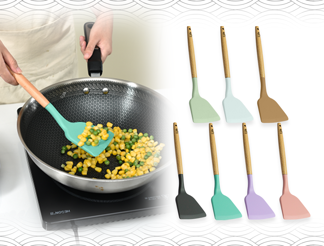 Jual JIB Silicone Utensil Spatula / Spatula Silicon / Utensile Turner ...