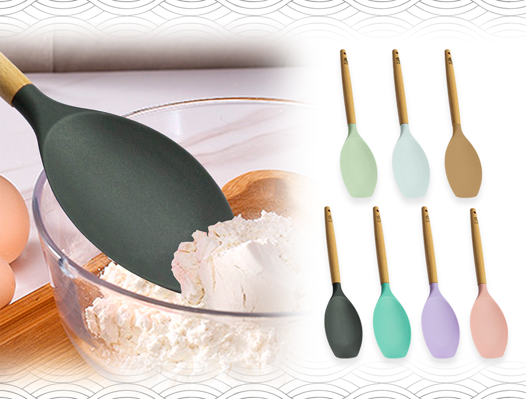 Jual JIB Silicone Cooking Spoon / Utensile Silicon / Sendok Masak ...