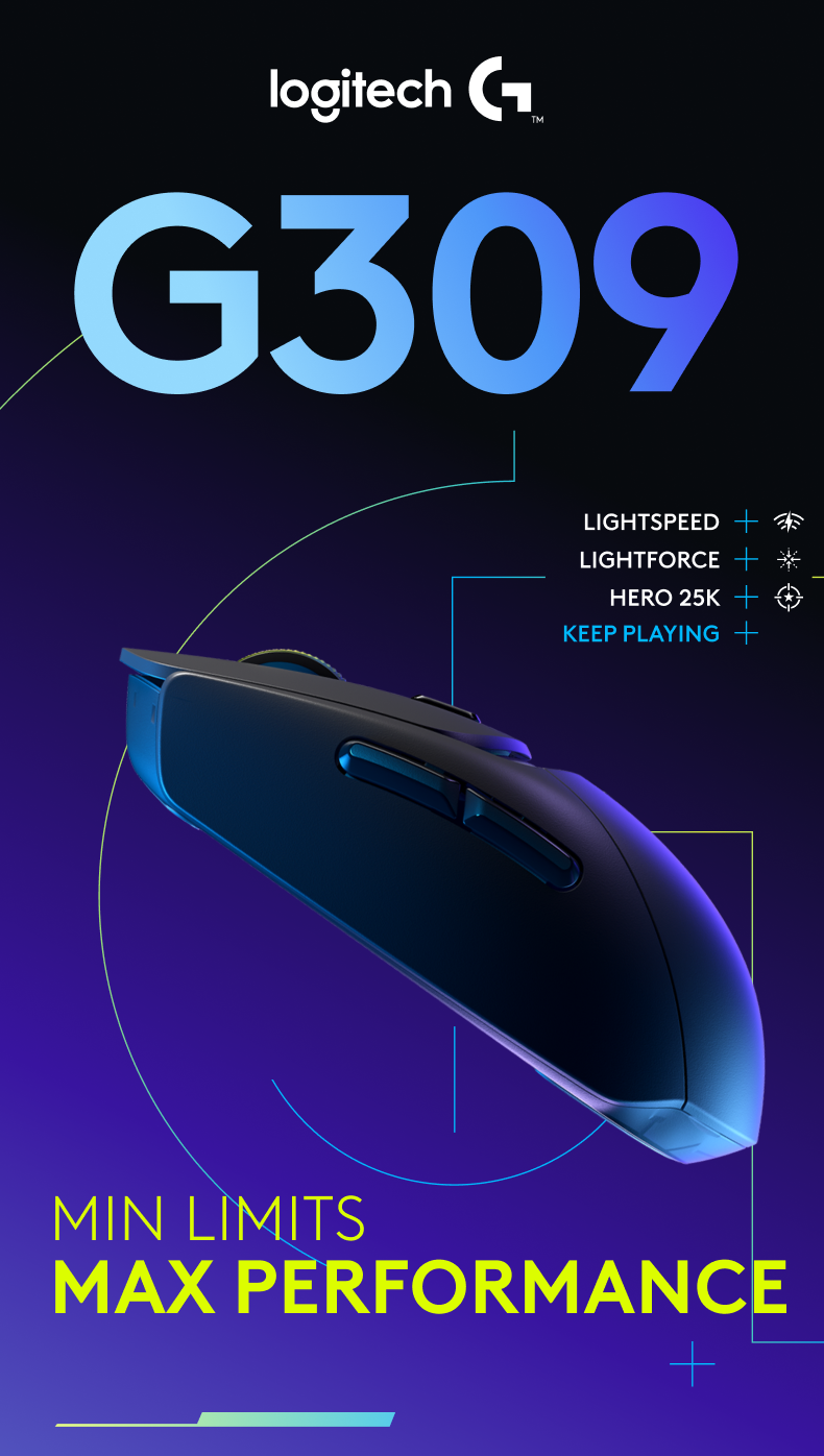 Jual Logitech G309 Mouse Gaming Wireless LIGHTSPEED | Shopee Indonesia