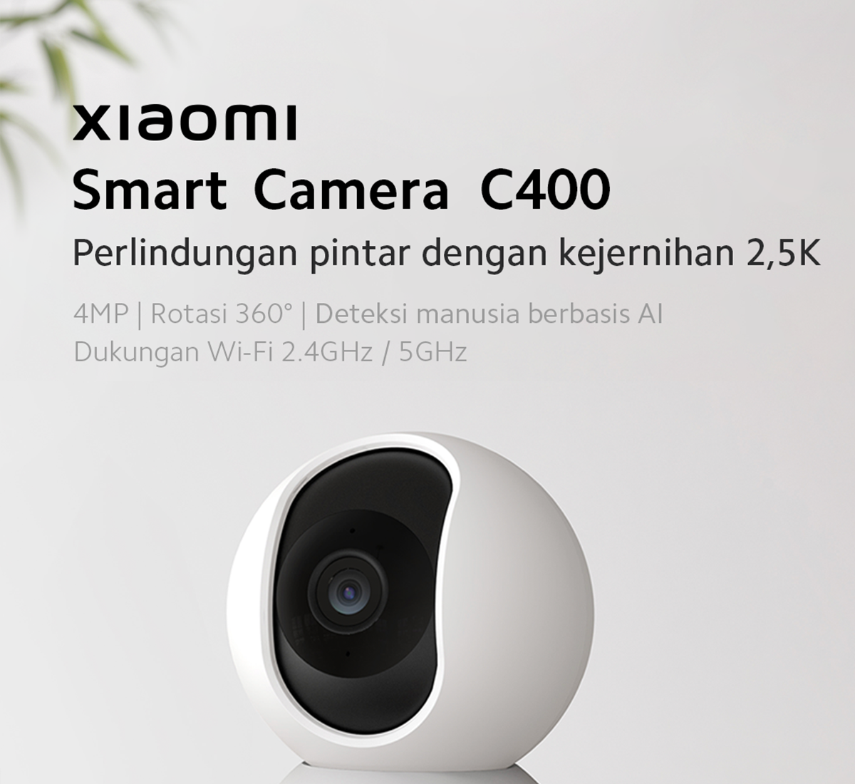 Jual Xiaomi Smart Camera C400 | CCTV Indoor | 4MP | Rotasi 360 ...