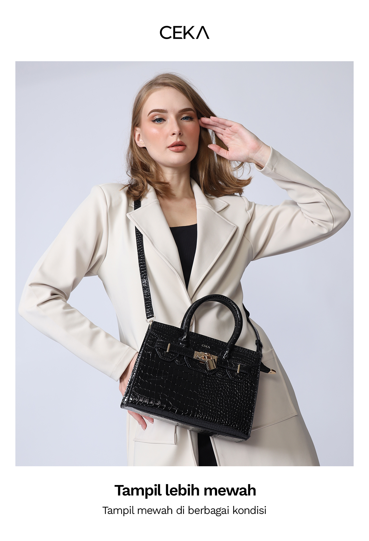 Jual CEKA Tas Wanita Tas Jinjing Hand Bag Tas Selempang Wanita Croco ...