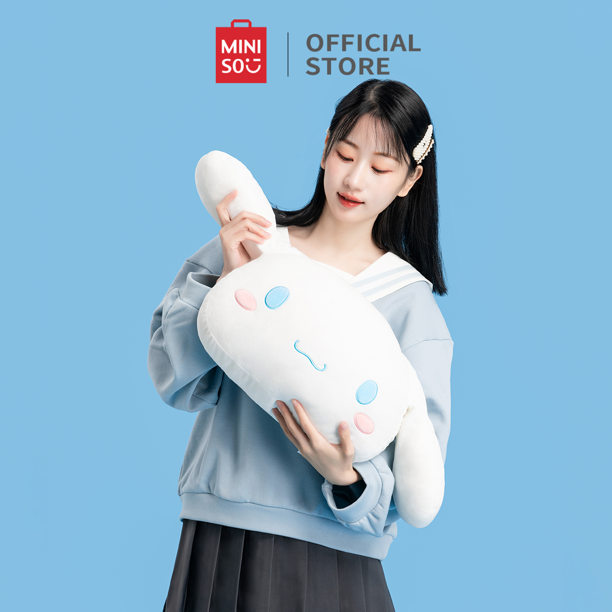 Jual Miniso x Sanrio Pillow Ultra-soft Bantal Kuromi Cinnamoroll Lumbar ...