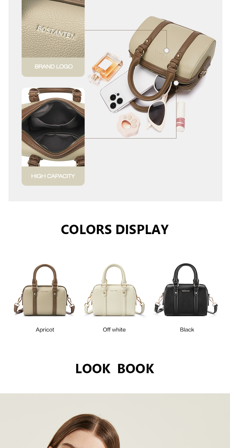 Jual [Tas Boston] BOSTANTEN Ashline Bag Tas Wanita Selempang Fashion ...