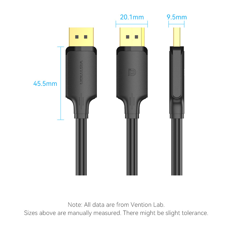 Jual Vention DisplayPort Male to Male 4K HD Cable Black | Shopee Indonesia