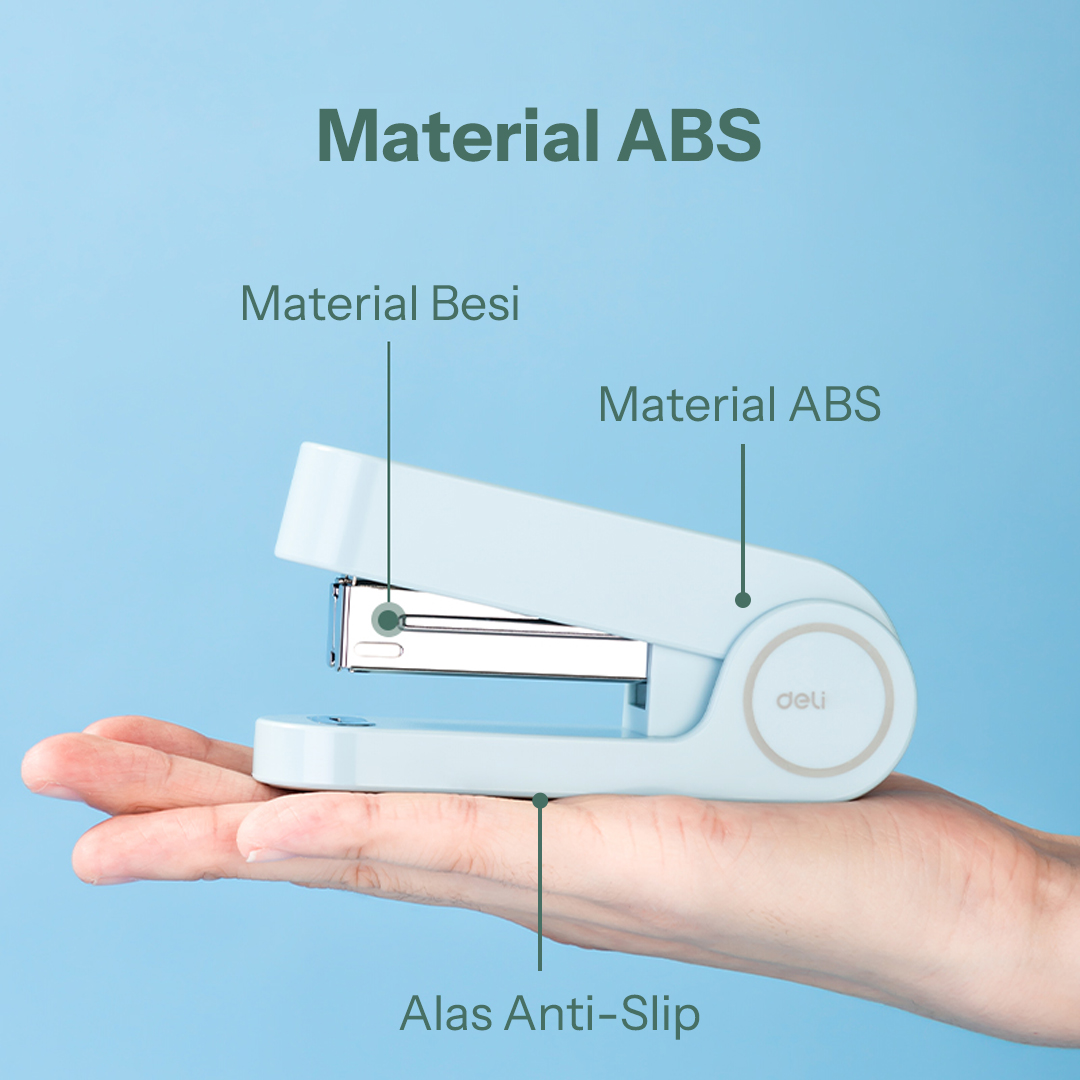Jual Deli Stapler / Staples Kapasitas 12 Lembar Bahan Tebal TA302 ...