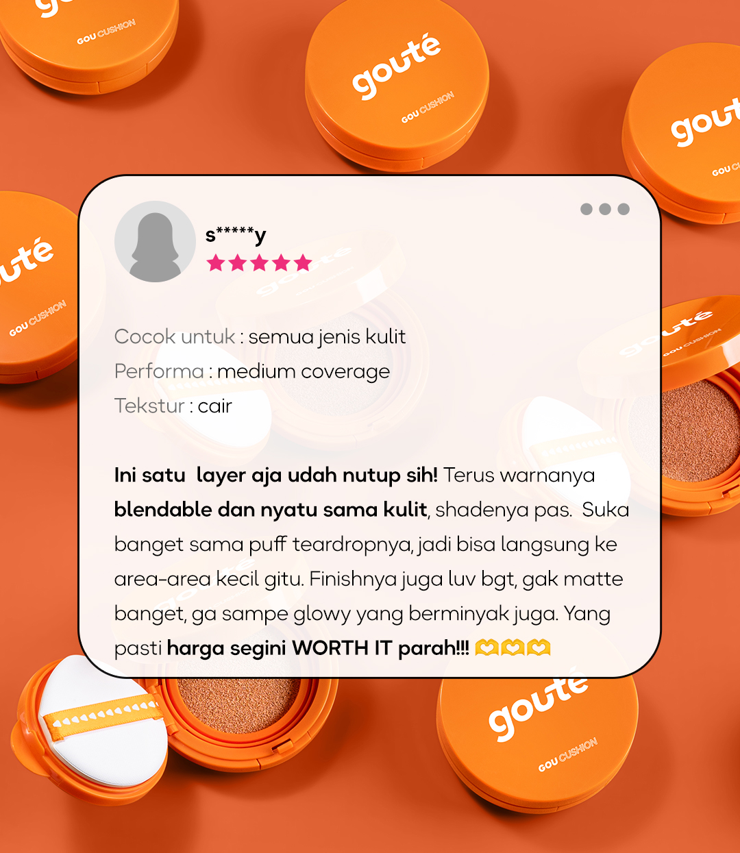 Jual [Bundling] goute Goucushion & Goutint - Dewy Finish Cushion with ...