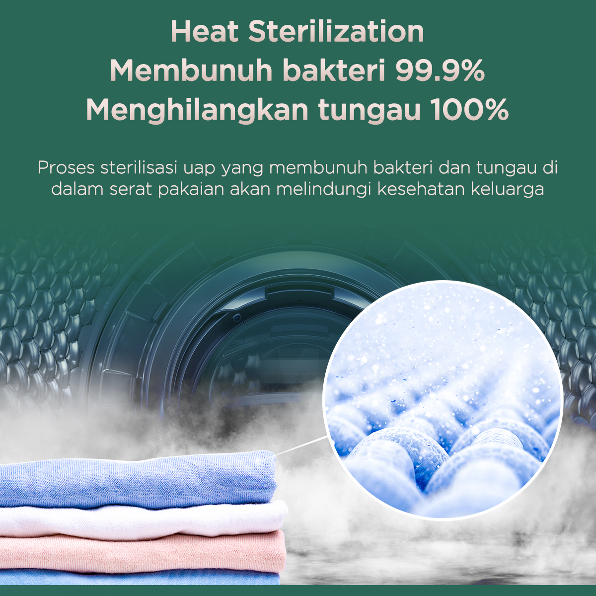 Jual TCL Mesin Cuci Front Loading Washer Dryer 10.5 kg - 100% Kering ...