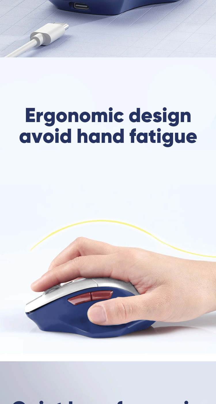 Jual MOFii Mouse Wireless Gaming Rechargeable Baterai Type-C Fast ...