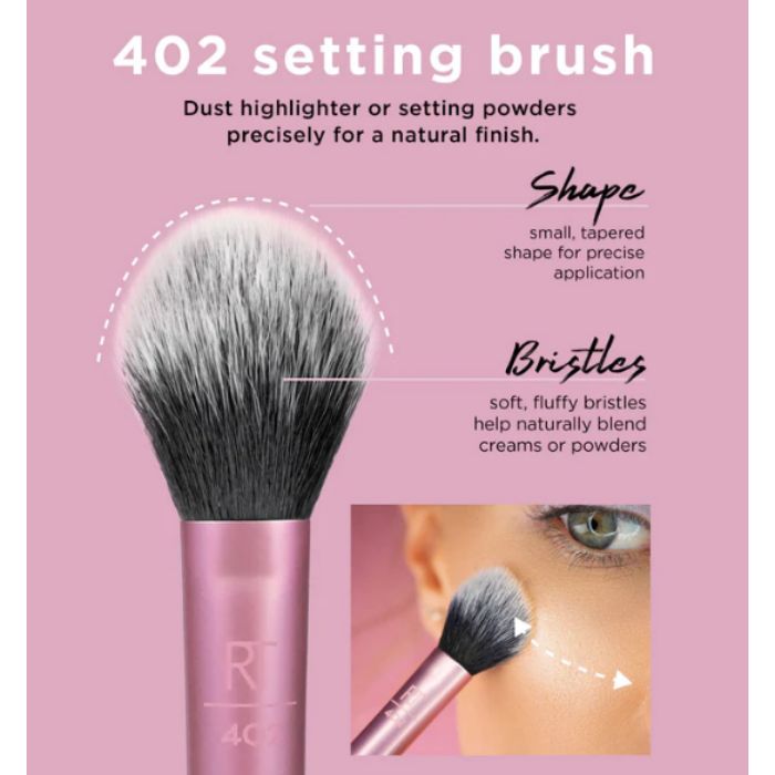 Jual Real Techniques 1413 Setting Brush Kuas Makeup Wajah | Shopee Indonesia