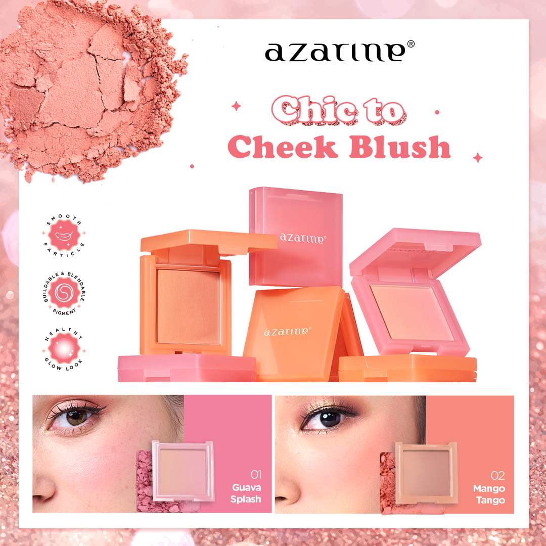 Jual Azarine Chic to Cheek Blush Powder Blush On [5.2 gr] | Shopee ...