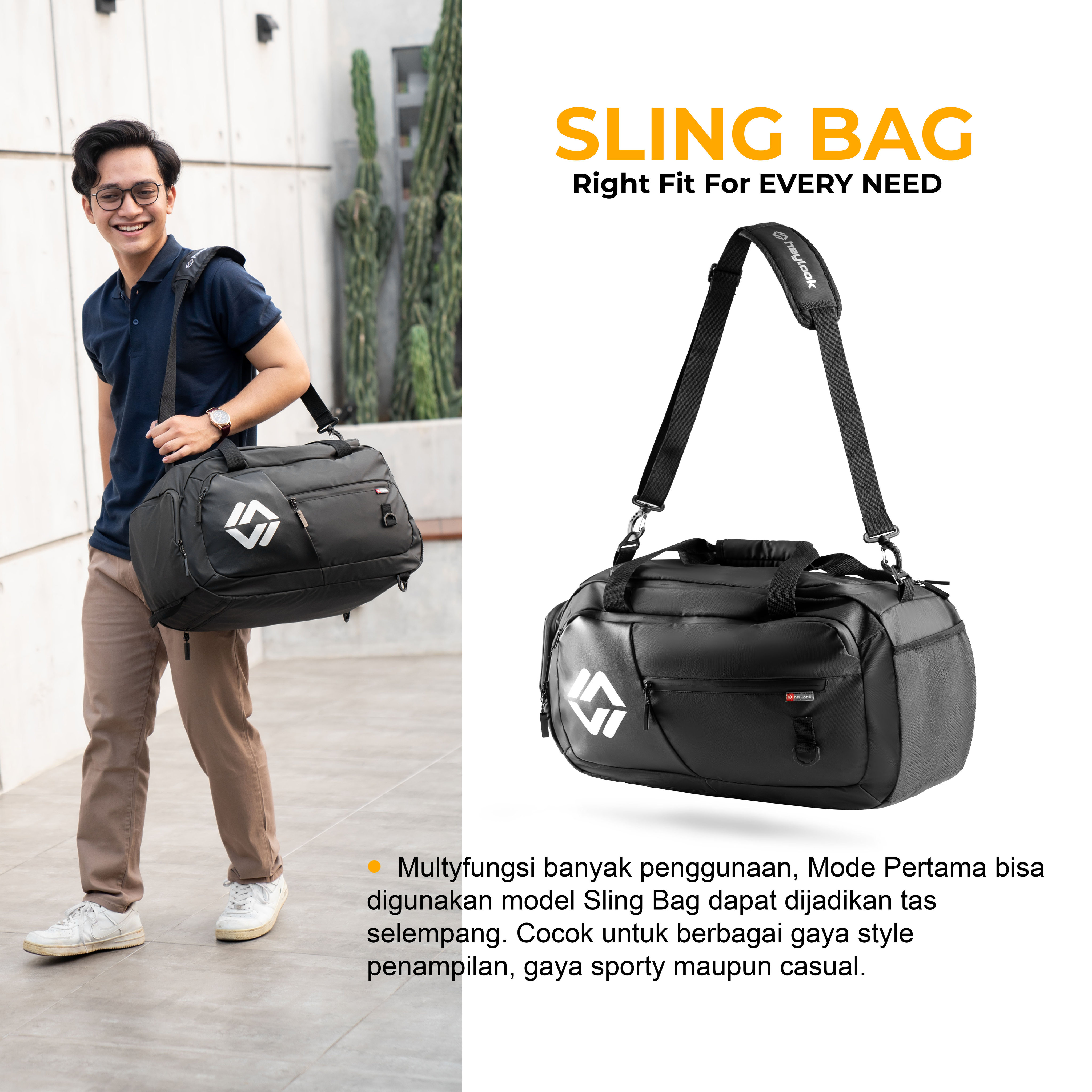 Jual HEYLOOK Official - Travelbag Pria Multyfungsi 3 in 1 WRANGLER Tas ...
