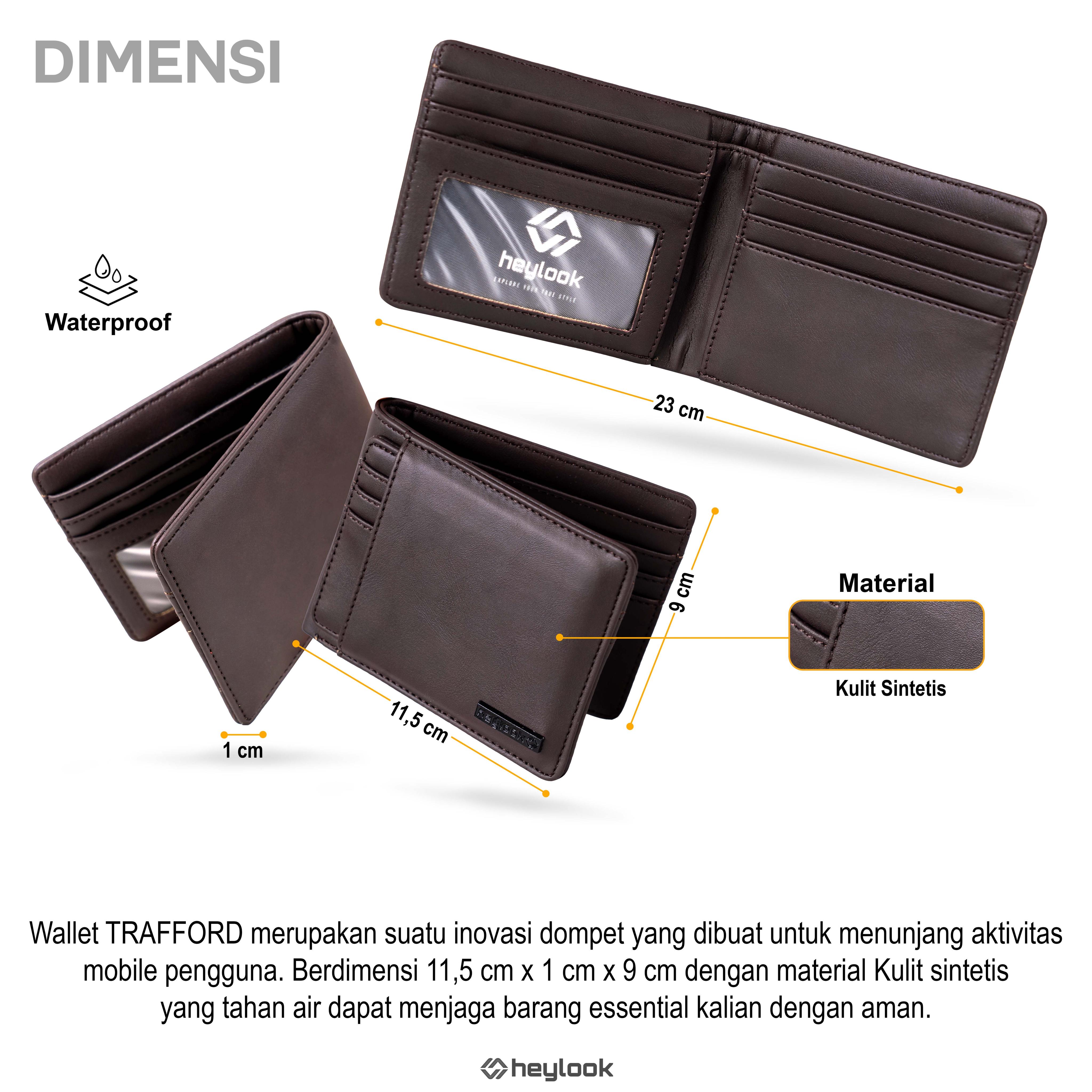 Jual HEYLOOK Official - Dompet Pria TRAFFORD Dompet Kulit Pria Dompet ...