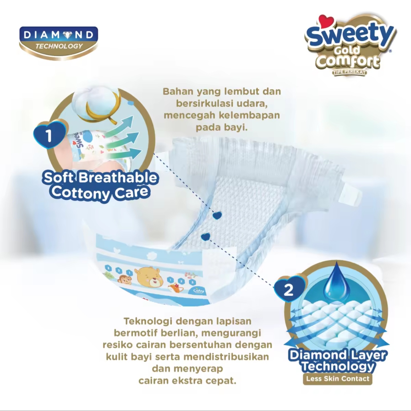 Jual Sweety Gold Comfort S 50s | Shopee Indonesia