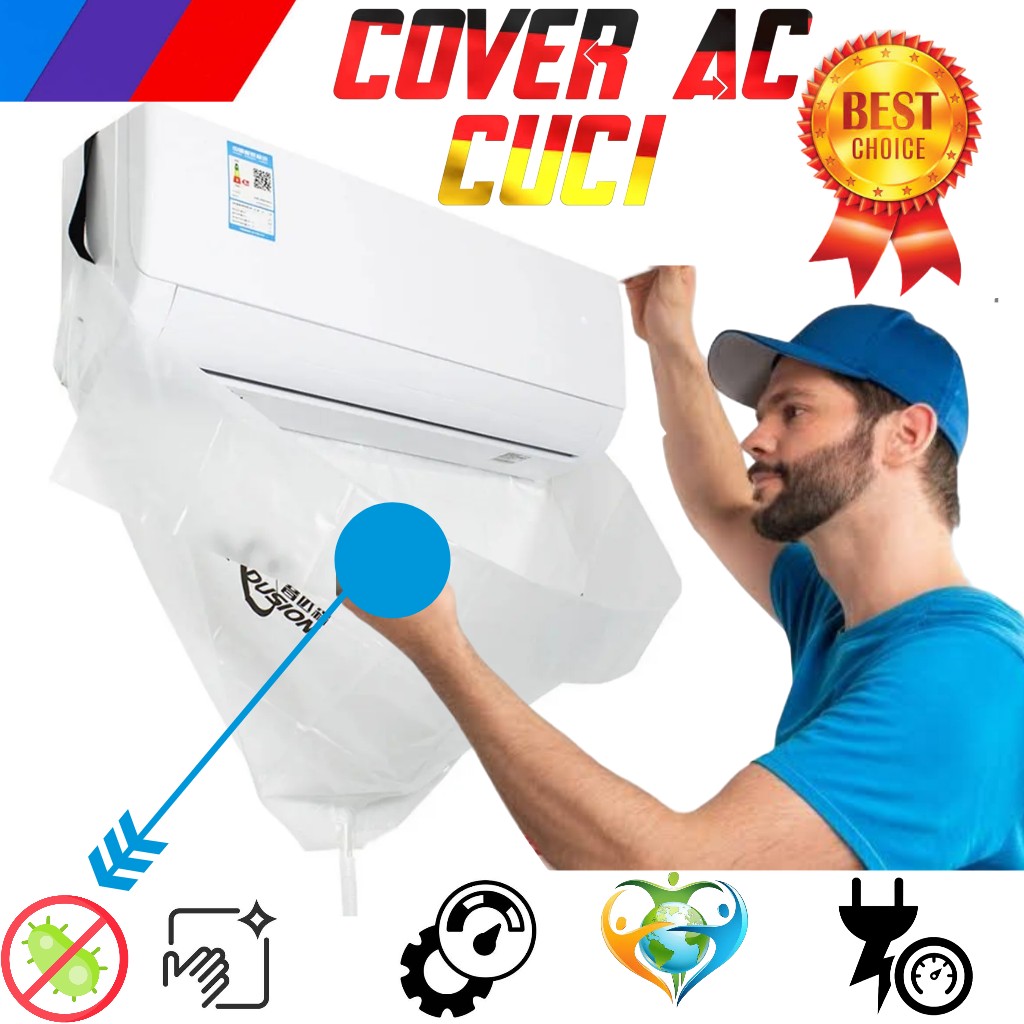 Jual Plastik cuci AC / Cover AC 1/5 PK SAMPAI 2 PK BEST QUALITY 3 M ...