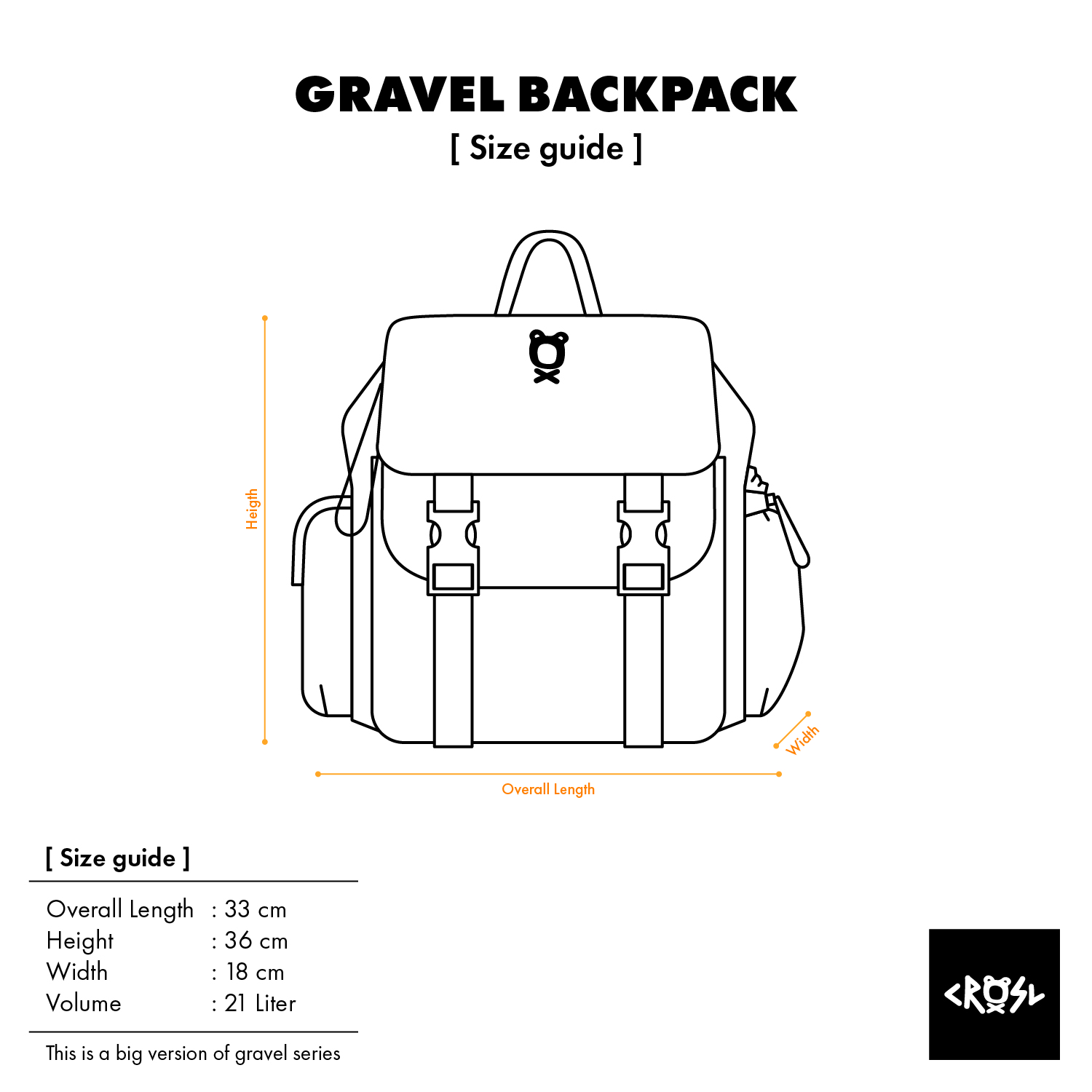 Jual CRSL Black Gravel Backpack | Tas Laptop Kuliah Sekolah | Tas ...