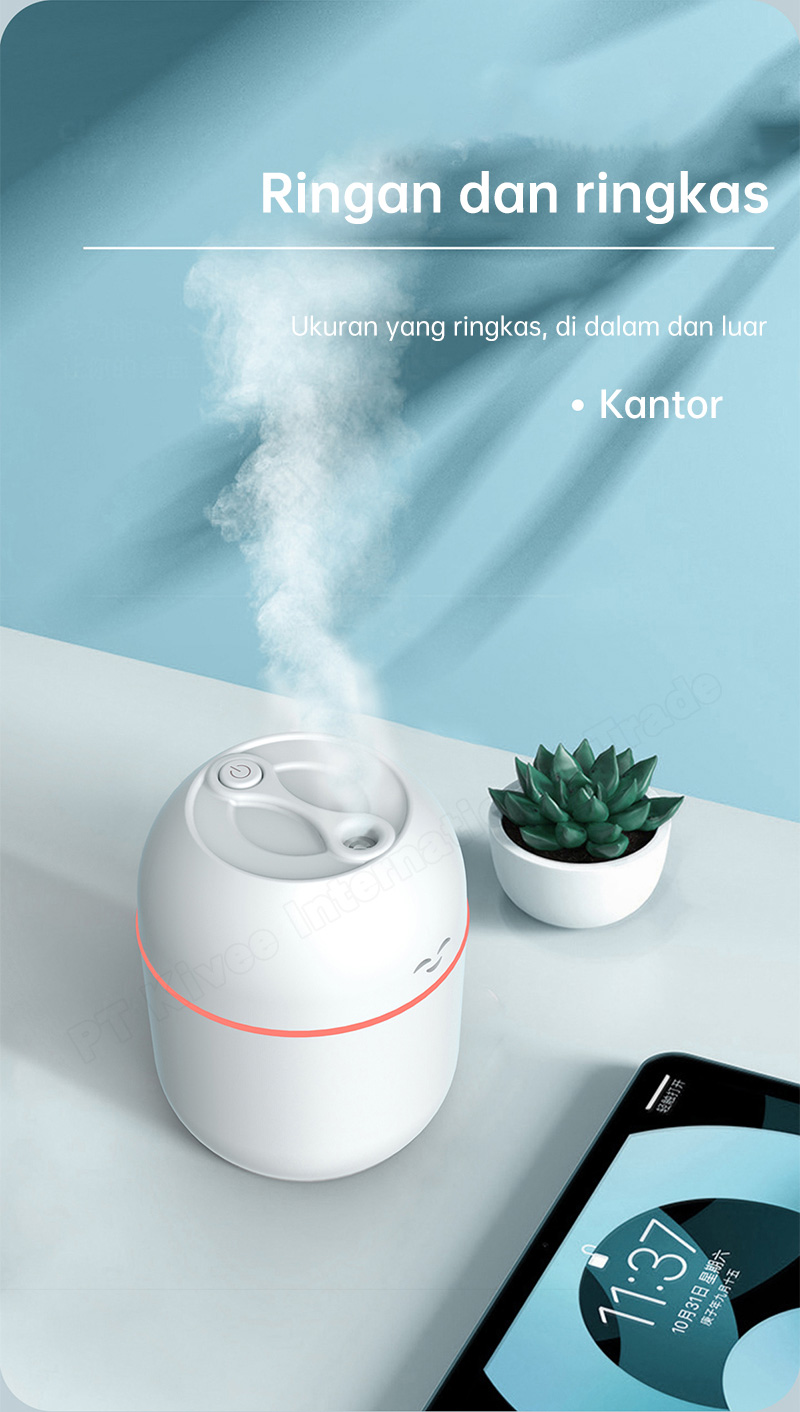 Jual Humidifier BASIKE Pelembab Volume besar Lampu Malam Berwarna-warni ...
