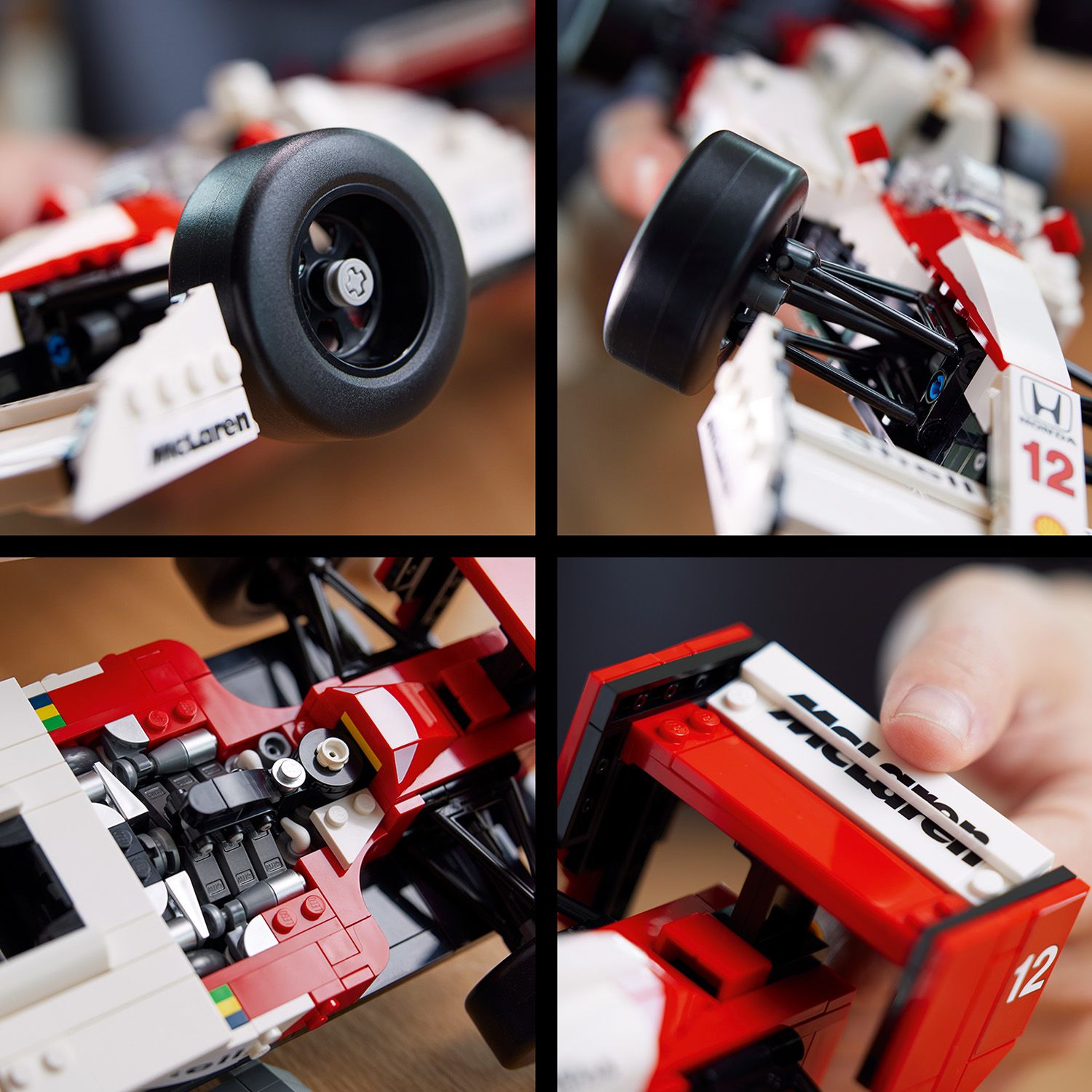 Jual LEGO Icons 10330 McLaren MP4/4 & Ayrton Senna (693 Pieces) Mainan ...