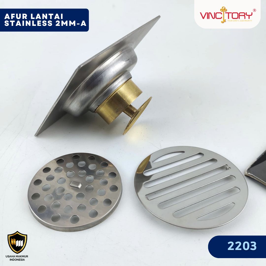 Jual Vincitory Afur Lantai Saringan Got Stainless Katub Kuningan Anti Serangga Anti Bau 2203 ...