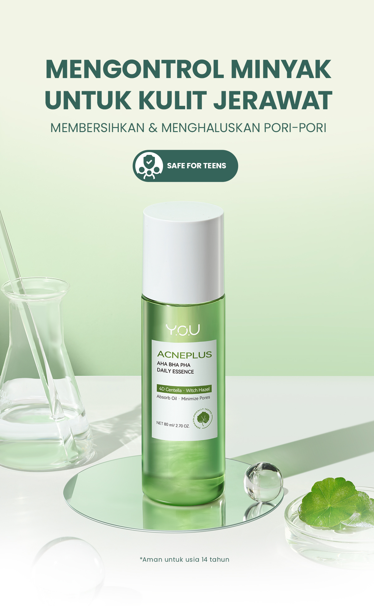 Jual [NEW] YOU AcnePlus 5X Acid Toner Toner Acne Kulit Berminyak ...
