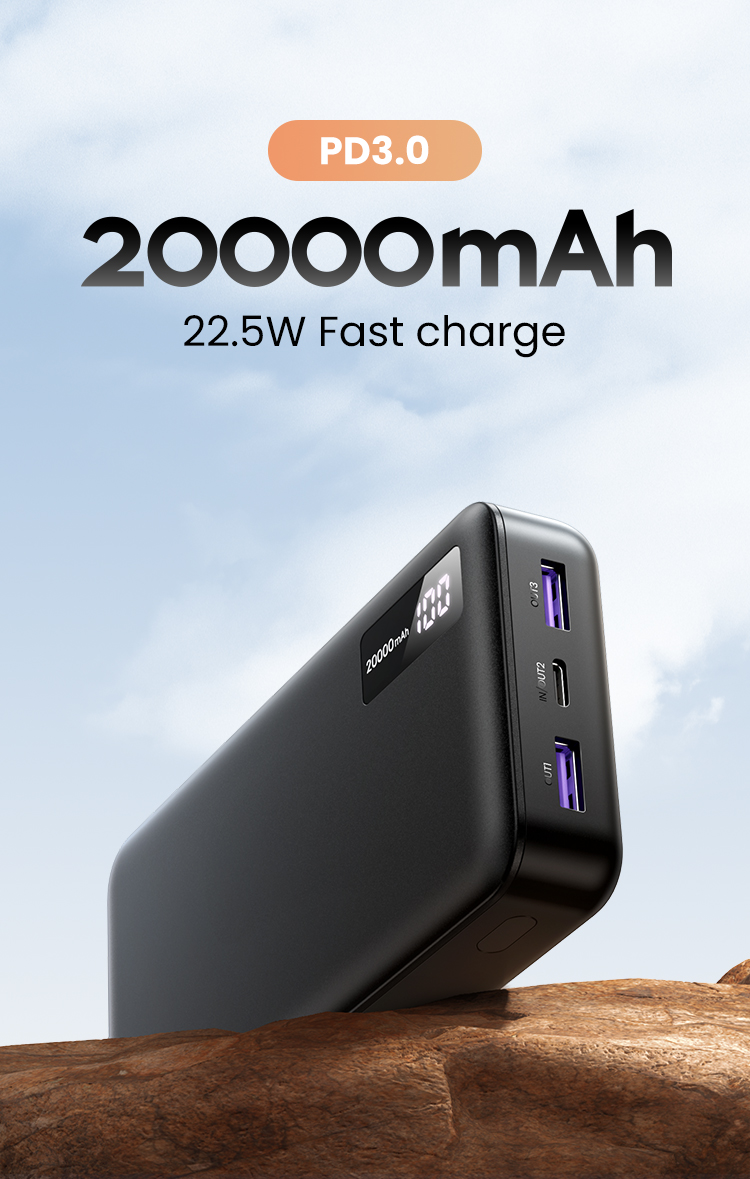Jual UGREEN Slim Powerbank 10000mAh 20000mAh Dual Port USB C + USB A ...