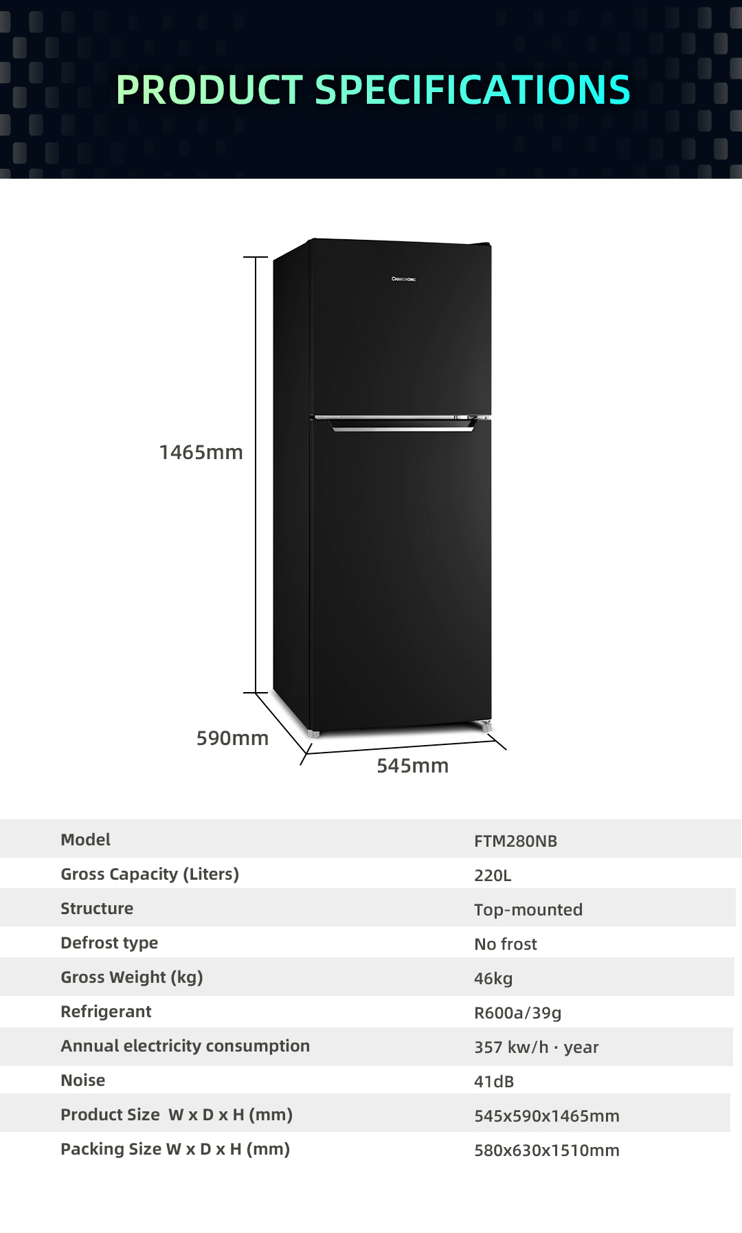 Jual Changhong Kulkas 2 Pintu No Frost Refrigerator Kapasitas 220 Liter ...