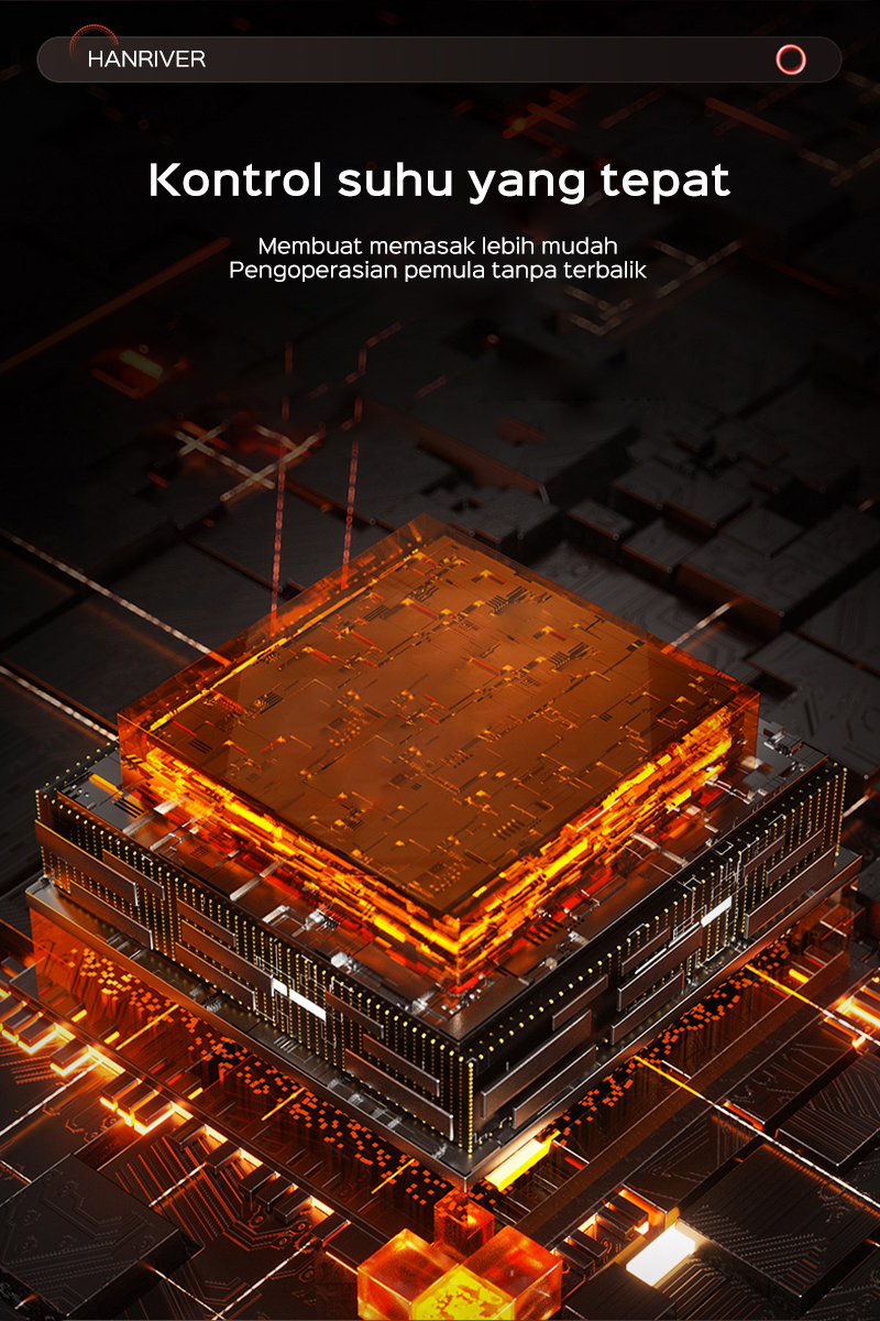 Jual HAN RIVER Air Fryer 8L air fryer multifungsi 650W Penggorengan ...