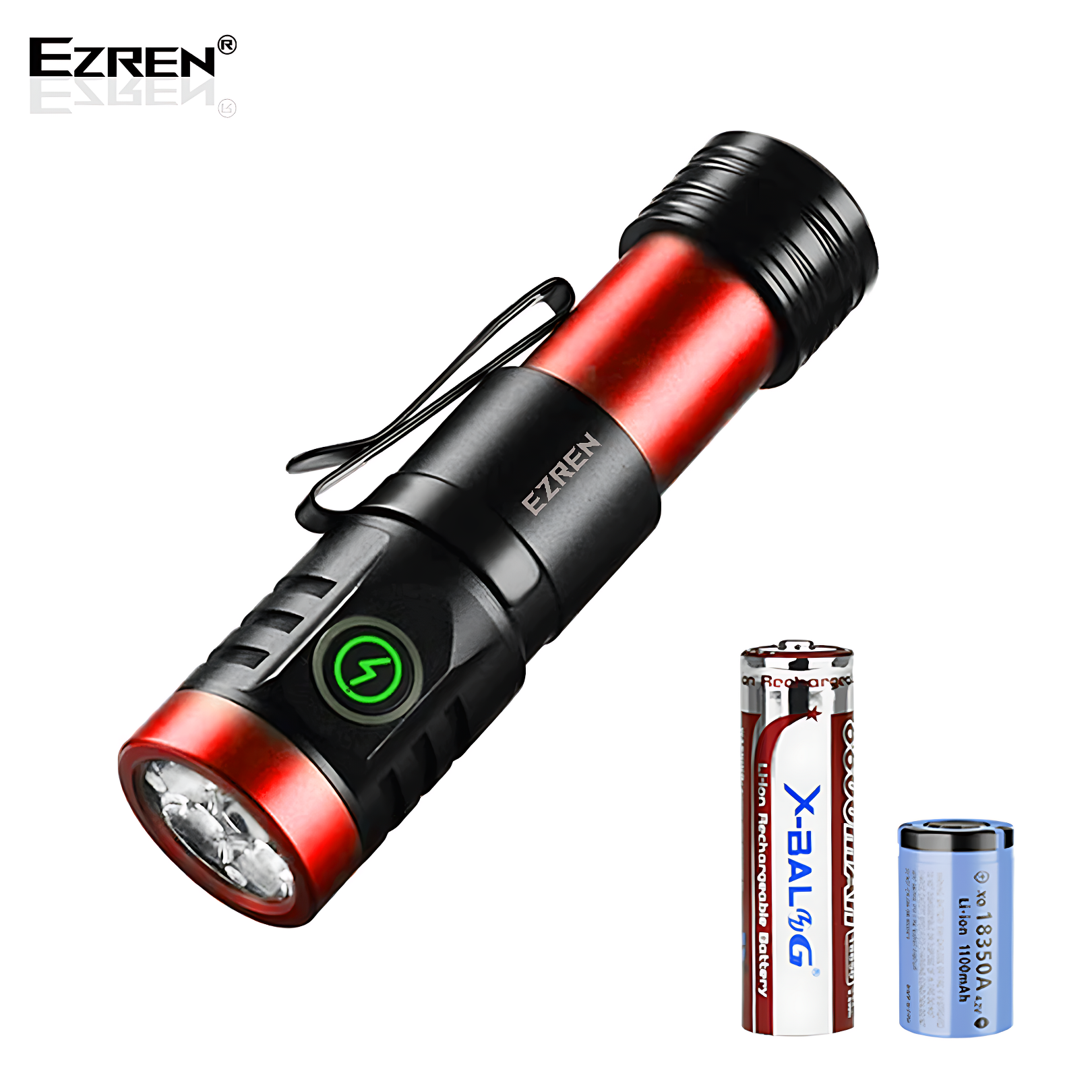 Jual Ezren EZ-402X Senter mini Aluminum alloy USB Rechargeable LED ...