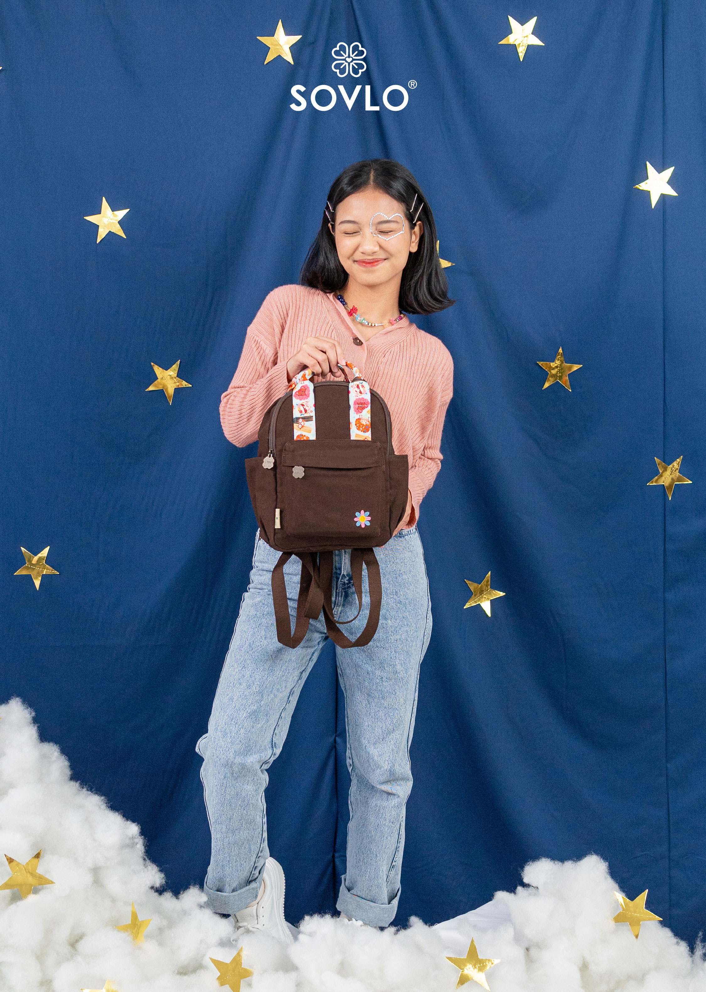 Jual SOVLO Cloud Backpack - Tas Ransel Mini | Shopee Indonesia