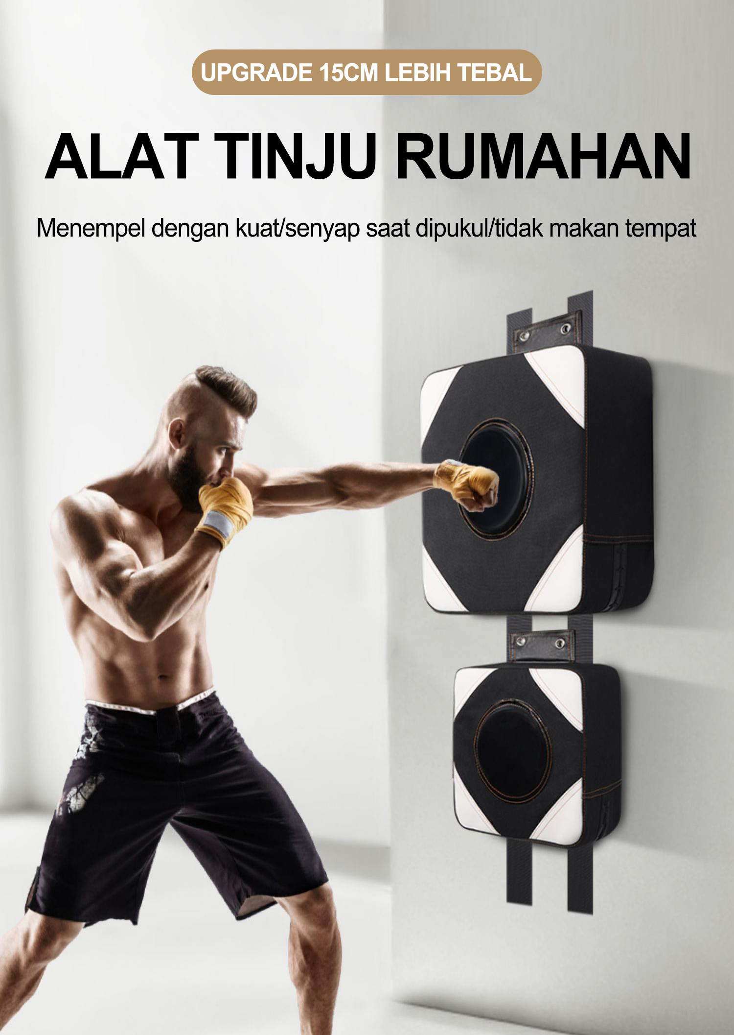Jual Punching Box Target Boxing / Alat Tinju Rumahan / Wall Pad Boxing ...