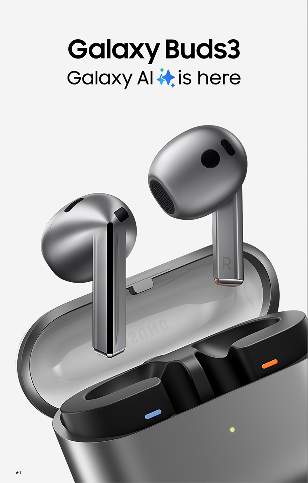 Jual Samsung Galaxy Buds3 - Silver, Bluetooth Earbuds, Adaptive Noise ...
