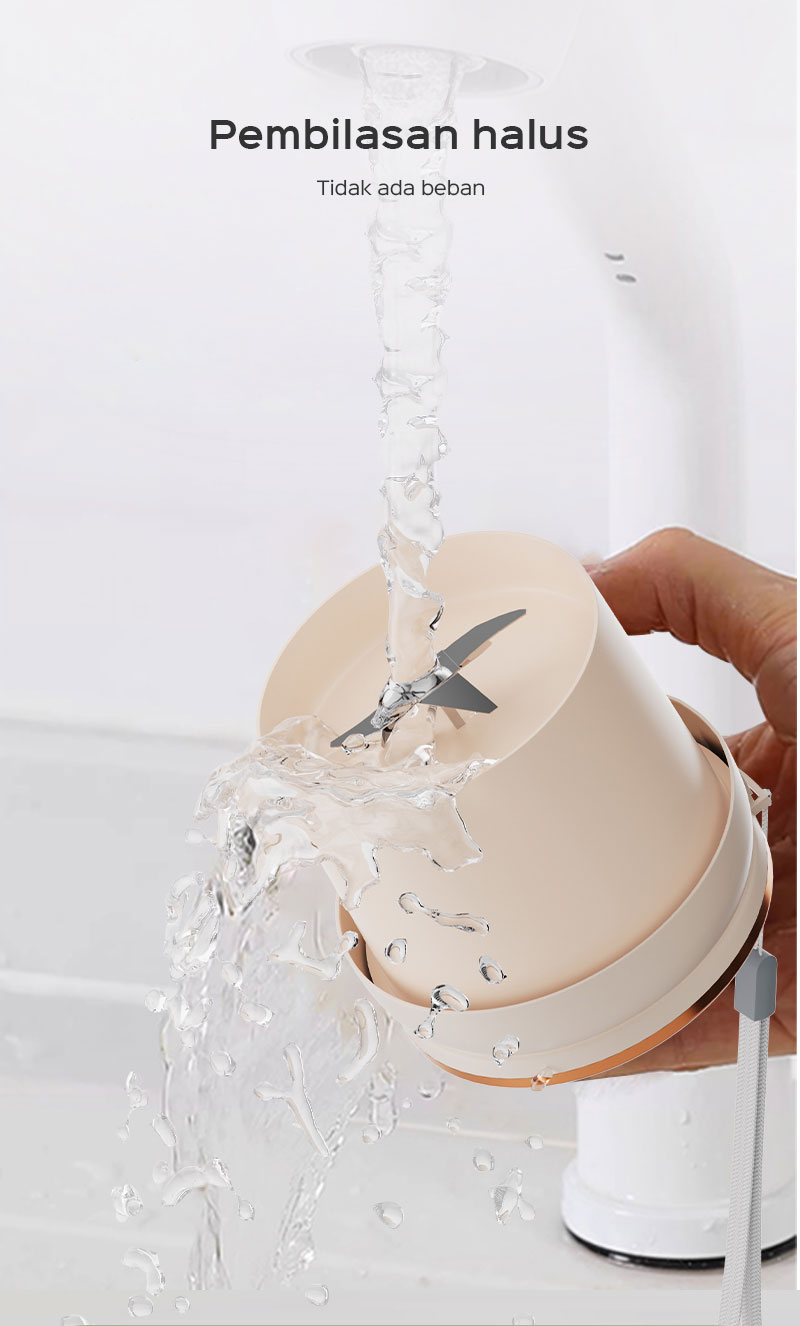 Jual HAN RIVER Blender Portable 400ml Juicer Usb Putih HRJC03WT | Shopee Indonesia