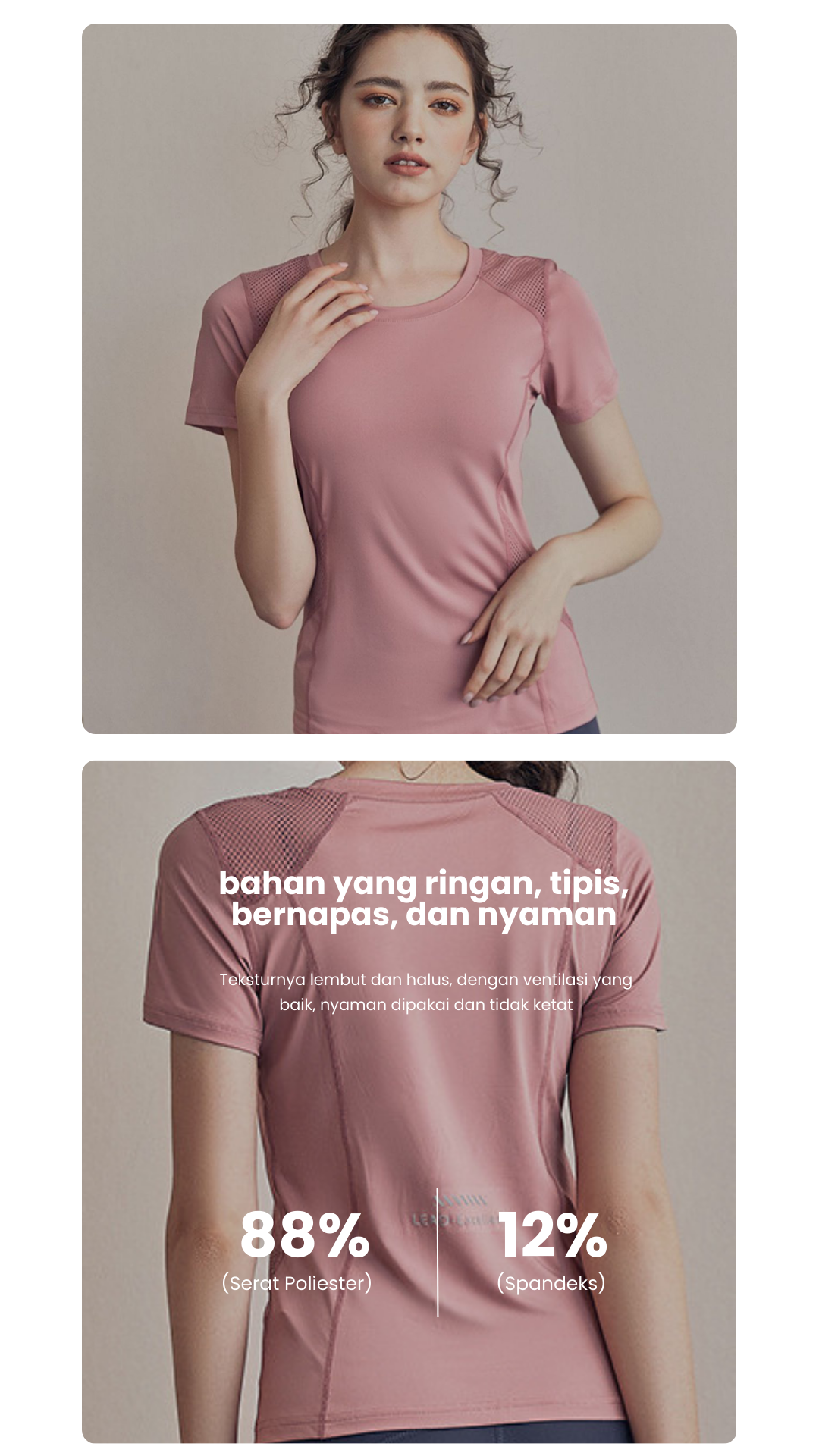 Jual KKTOP Kaos Olahraga Wanita Baju Olahraga Atasan Lengan Pendek Yoga&Gym (K002) | Shopee ...