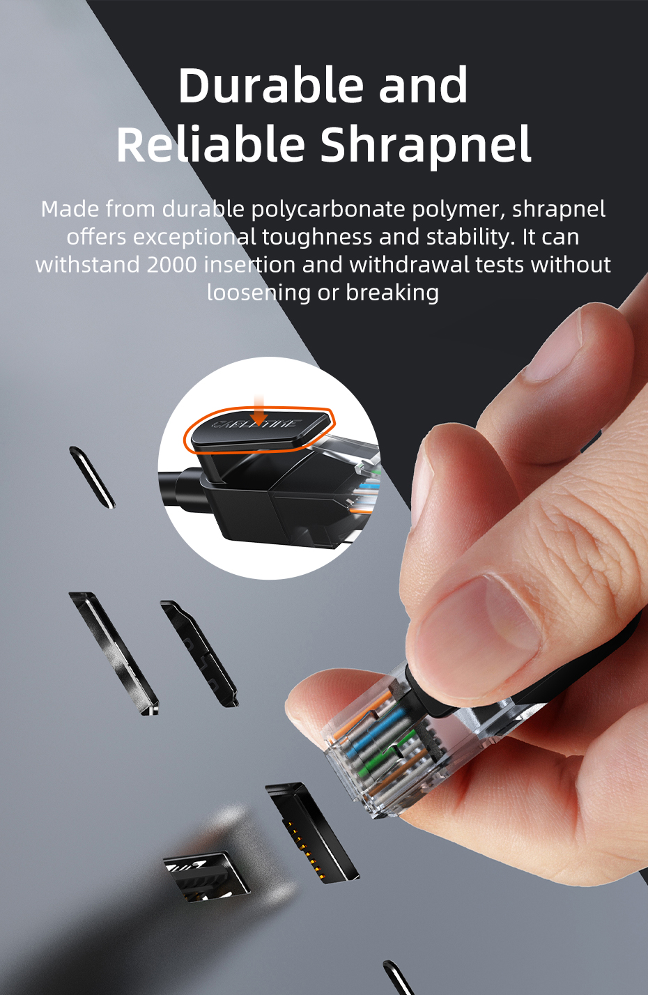 Jual CABLETIME Kabel LAN RJ45 Cat 6 Gigabit Ethernet UTP Cable 1000Mbps ...