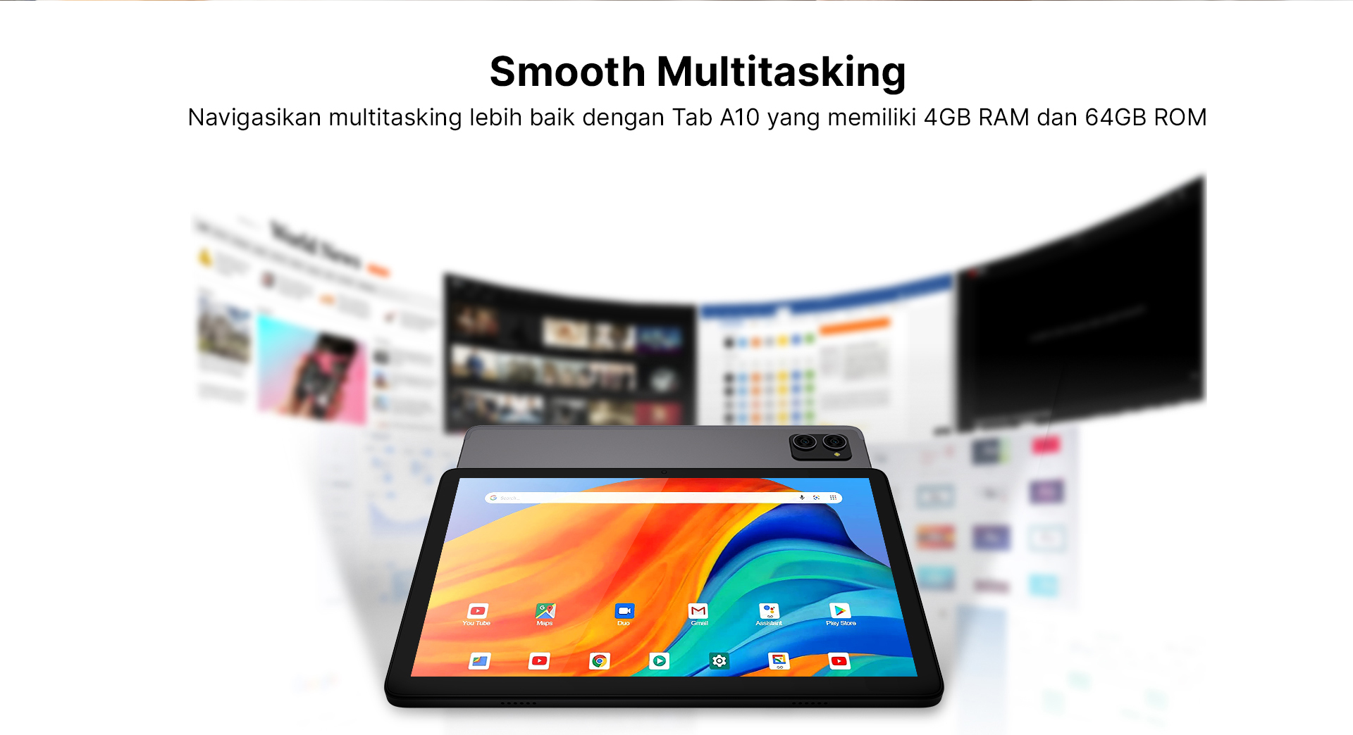 Jual Advan Tab A10 WIFI Only 4GB/64GB 10.1'' IPS Screen Tablet 5000mAh ...