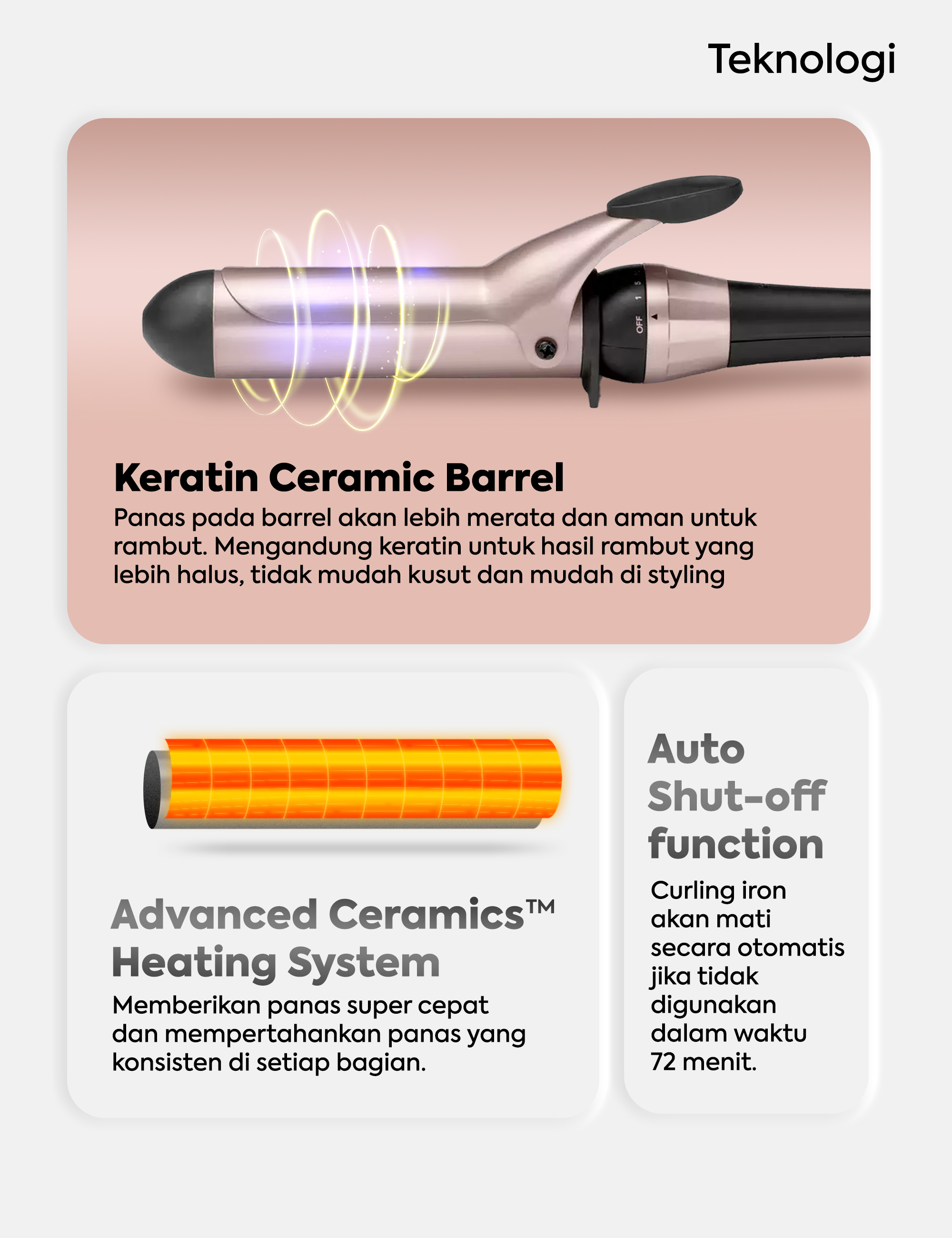 Jual BaByliss Keratin Shine Waves 38mm Keratin Ceramic BL2522KSU ...