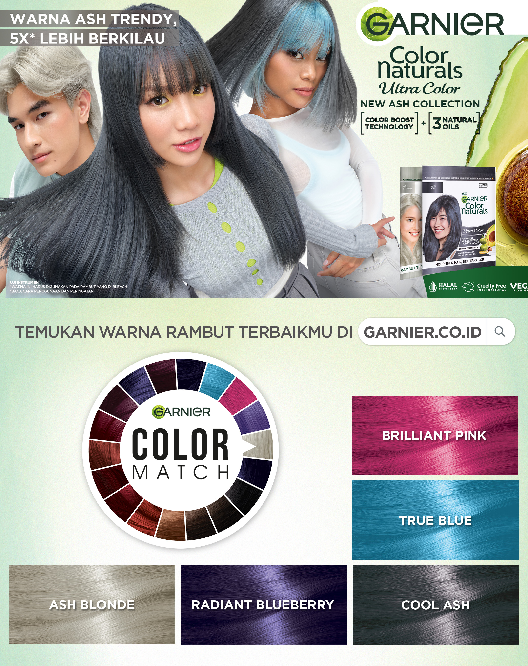 Jual Garnier Color Naturals Hair Color - Pastel Color - Pewarna Rambut ...