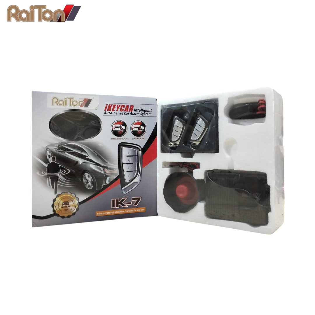 Jual Raiton Alarm Auto Lock System Smart Key Mobil Universal Tipe IK-7 ...