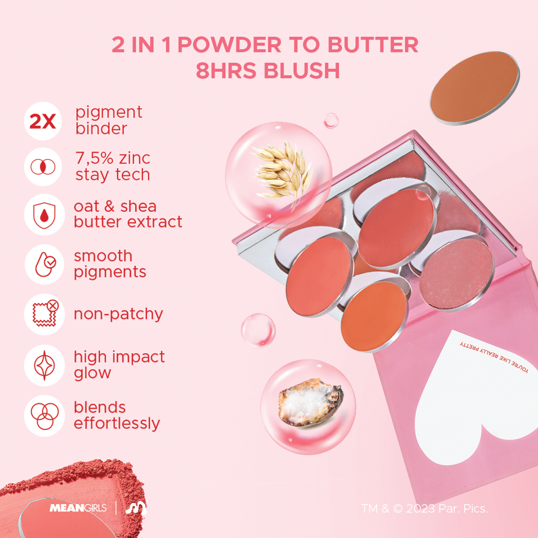 Jual MAD | Mean Girls Individual 2IN1 Powder to Butter Blush | Shopee ...