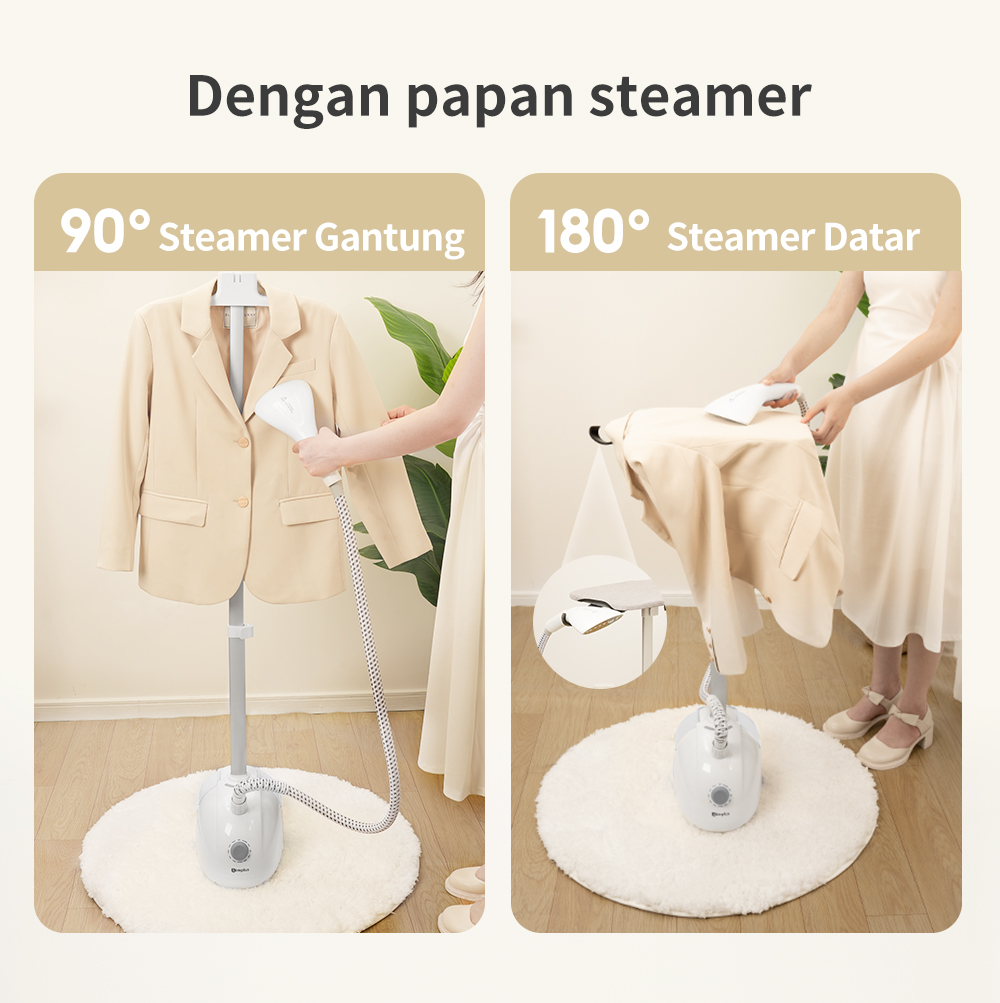 Jual Simplus Standing Setrika Uap 1.8L Stand Garment Steamer gantung ...