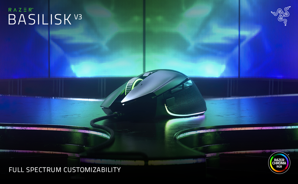 Jual Razer Basilisk V3 – Customizable Gaming Mouse with RGB Lighting ...