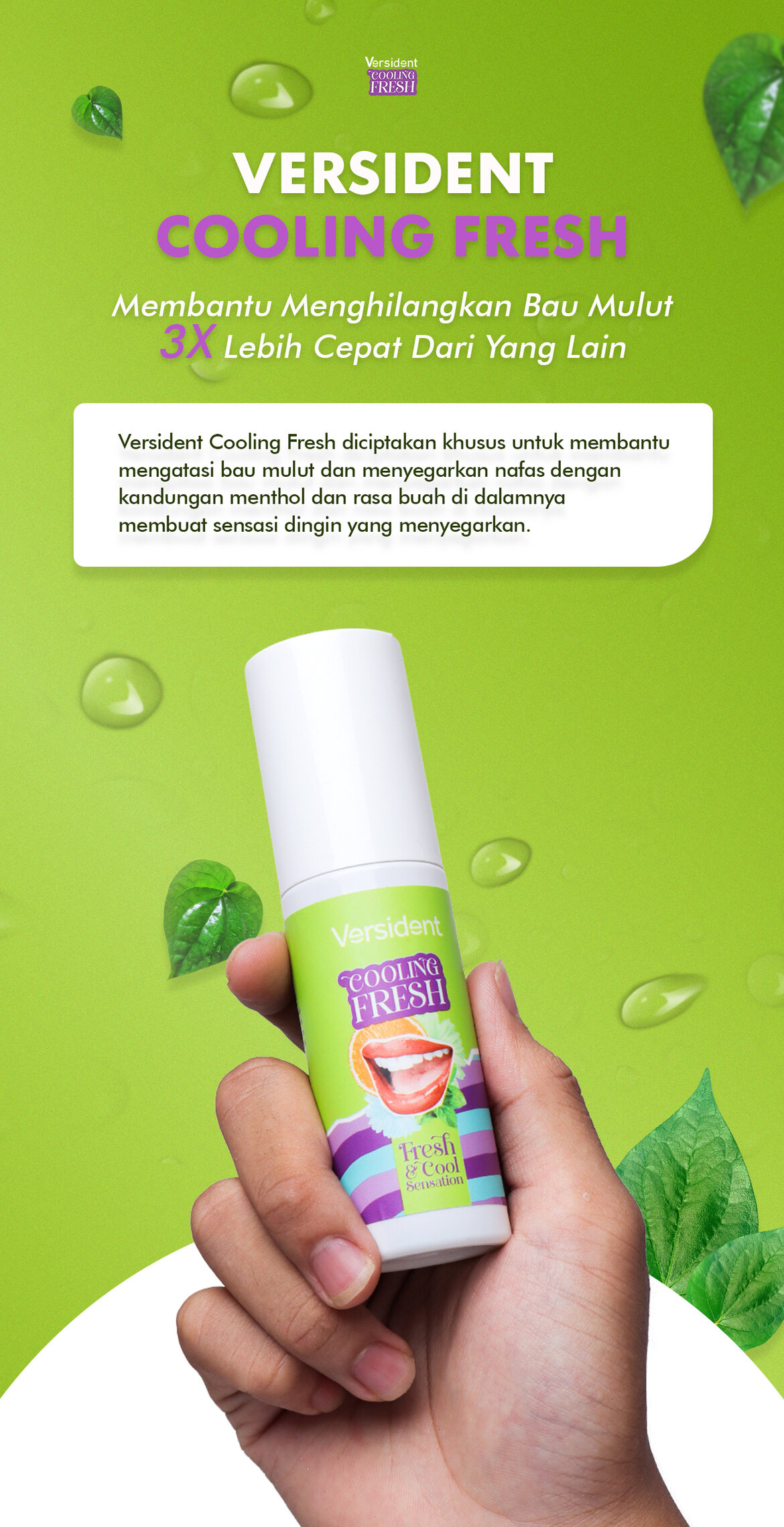 Jual BELI 1 DAPAT 2 [1 Versident Cooling Fresh + Sikat Lidah] - Parfum ...